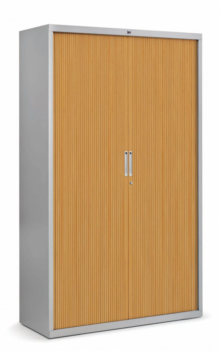 Armoires à rideaux haute/basse Métal/bois - Ubia mobilier bureau