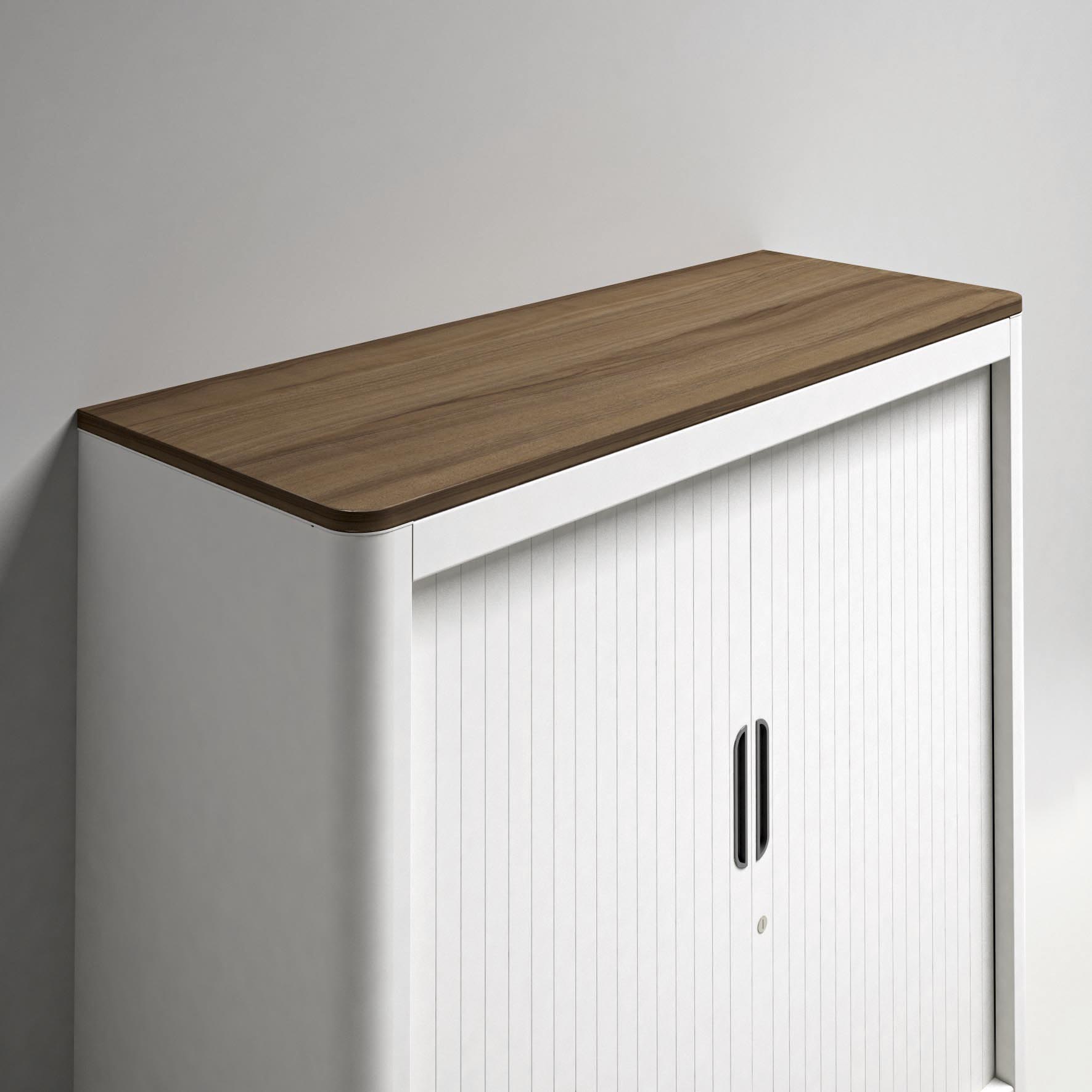 Armoires à rideaux haute/basse Métal/bois - Ubia mobilier bureau