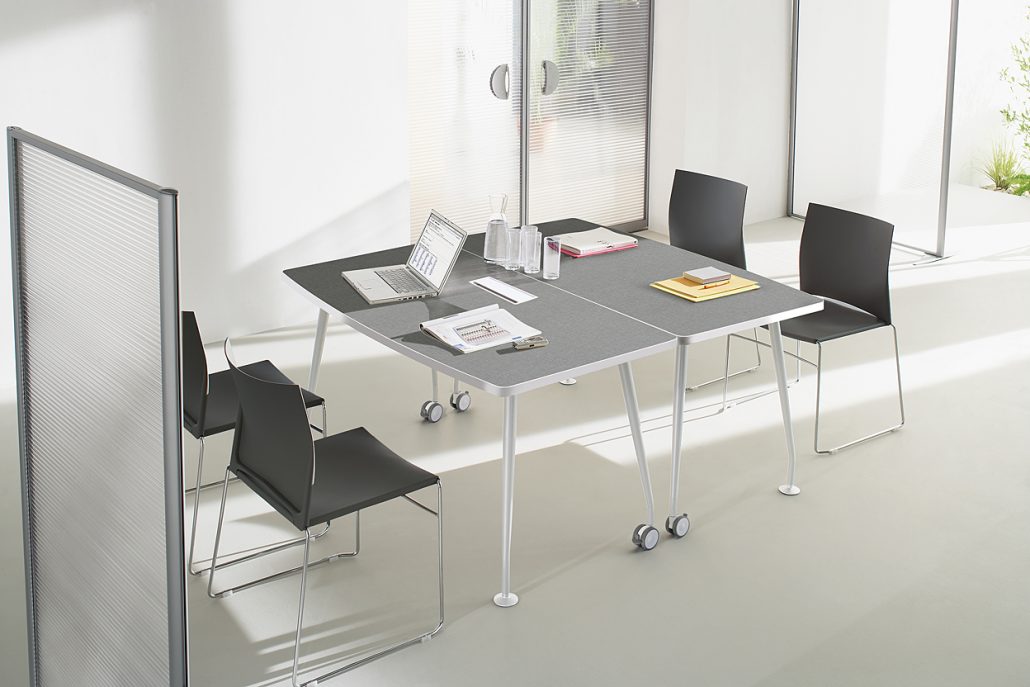 Composition de tables facilement modulables Ubia mobilier bureau