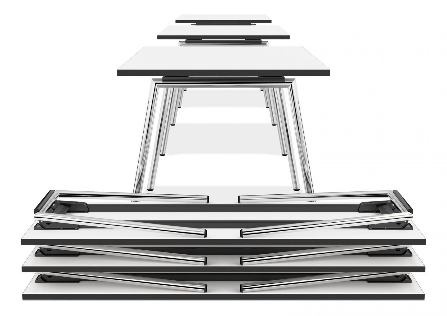 Tables modulables pliantes : flexibilité et optimisation des espaces